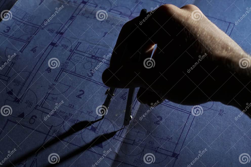 Prison Architecture Blueprint Stock Image - Image of hand, jail: 2416861