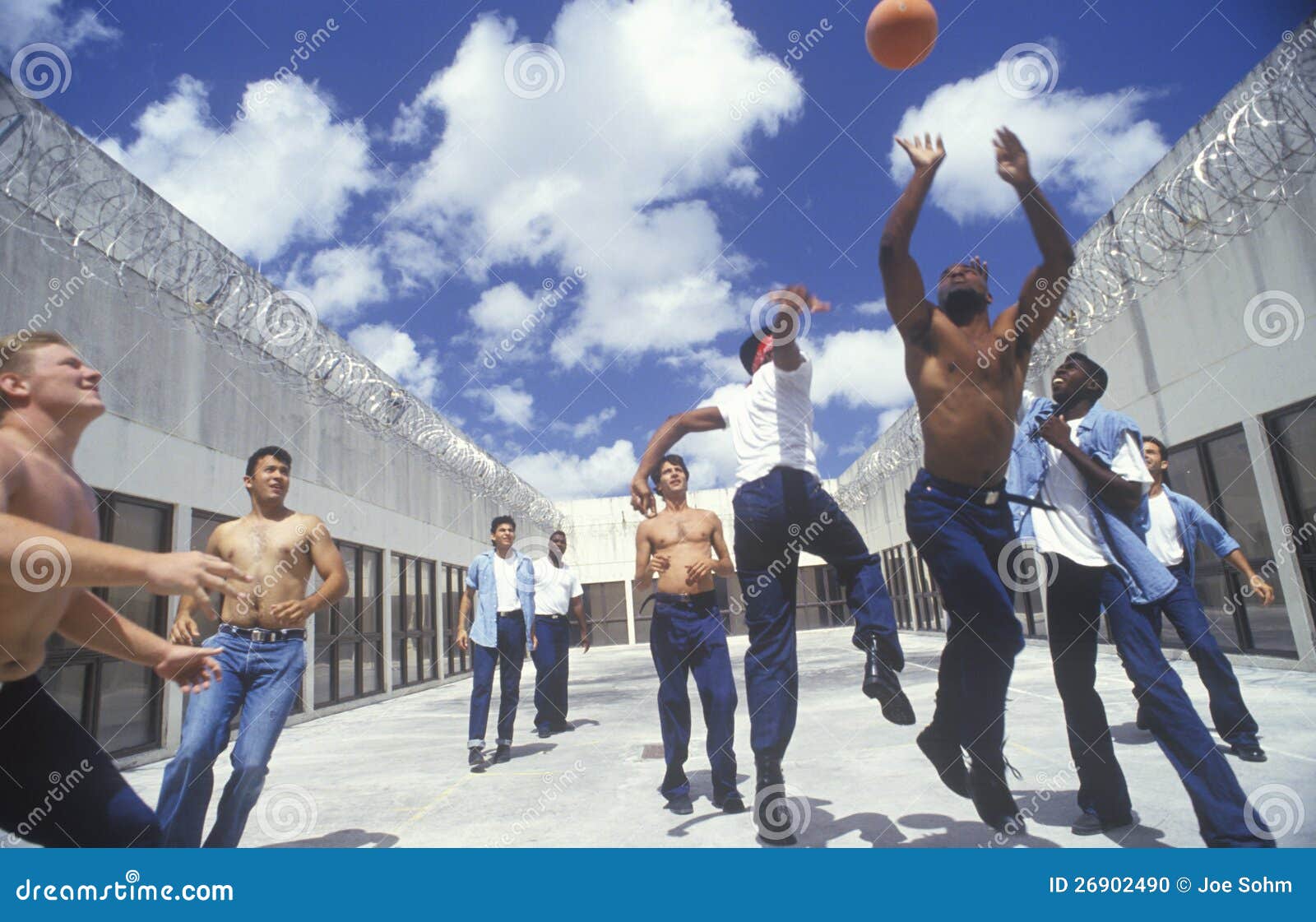 Prison basket ball game editorial image. Image of states - 26902490
