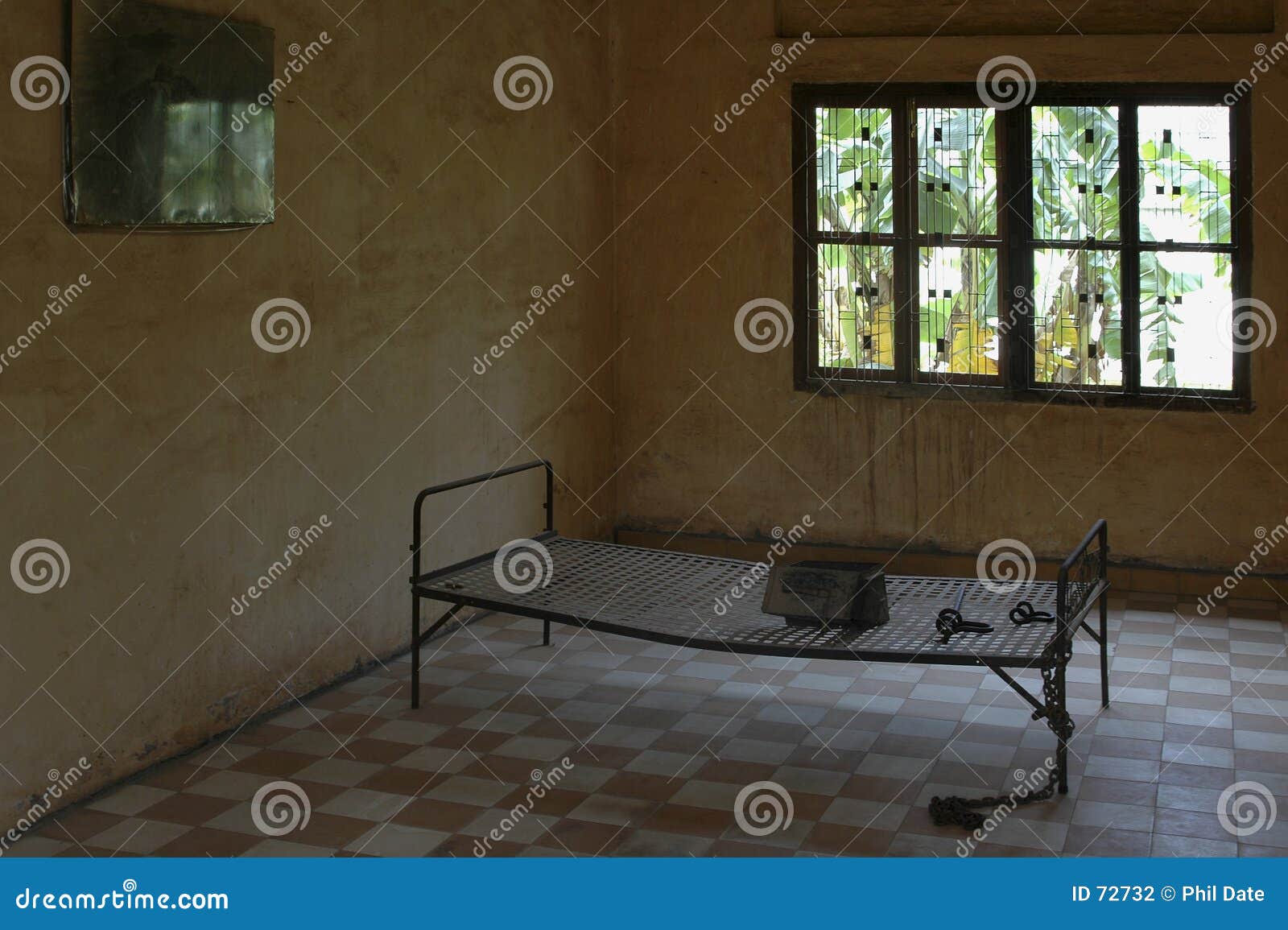 Prison Bed 2 stock photo. Image of phnom, penh, killing - 72732