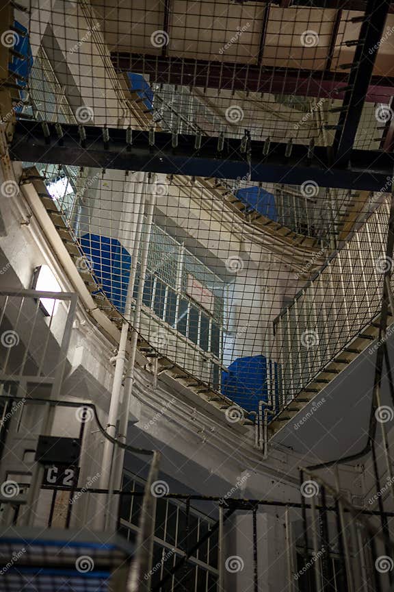 Prison Block stock photo. Image of confine, vacant, cold - 91129000