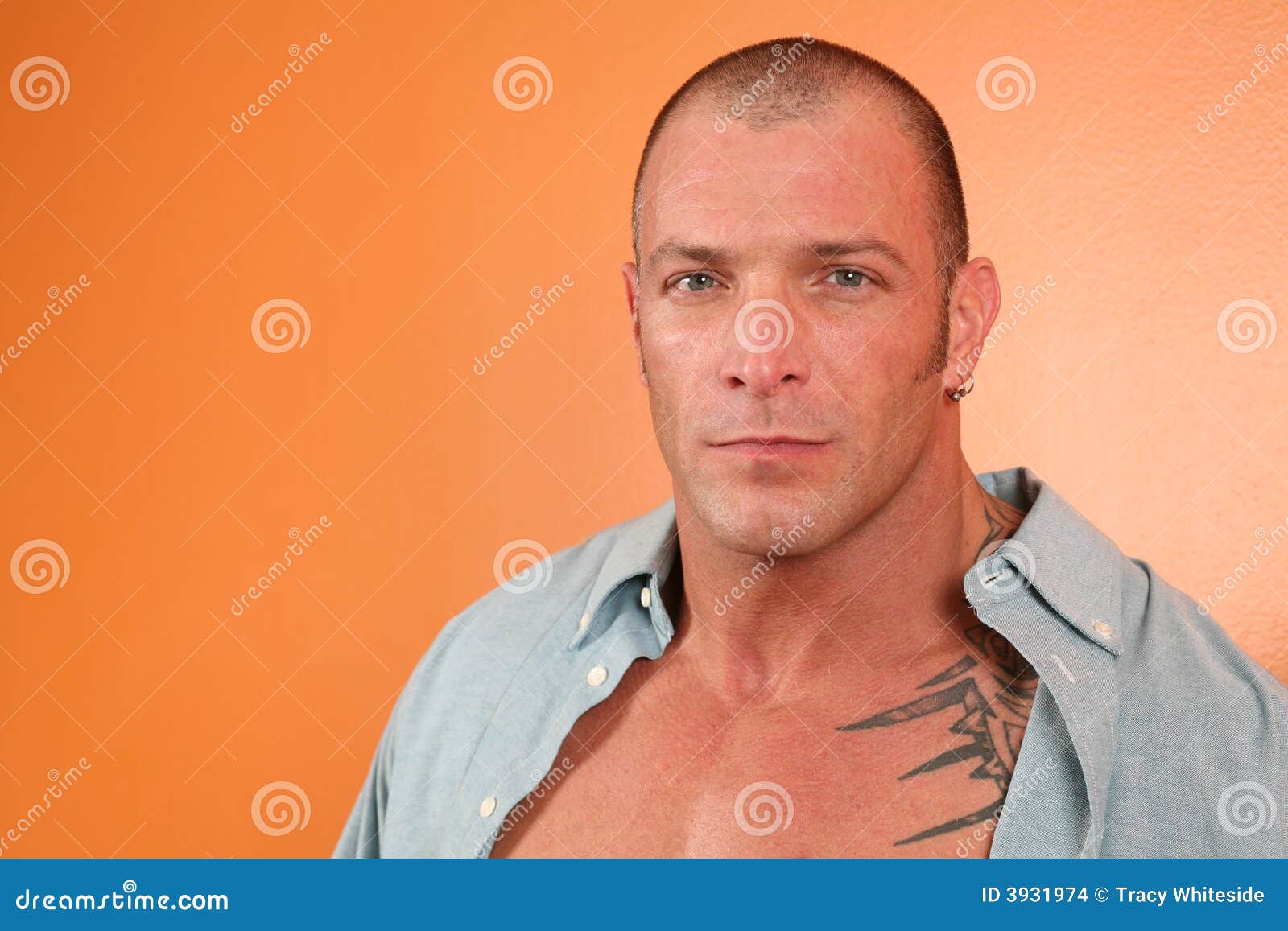 Prison Break stock photo. Image of prisoner, tatoo, strong - 3931974