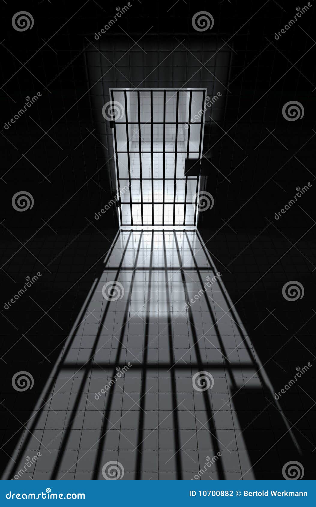 Prison cell stock illustration. Illustration of cage - 10700882