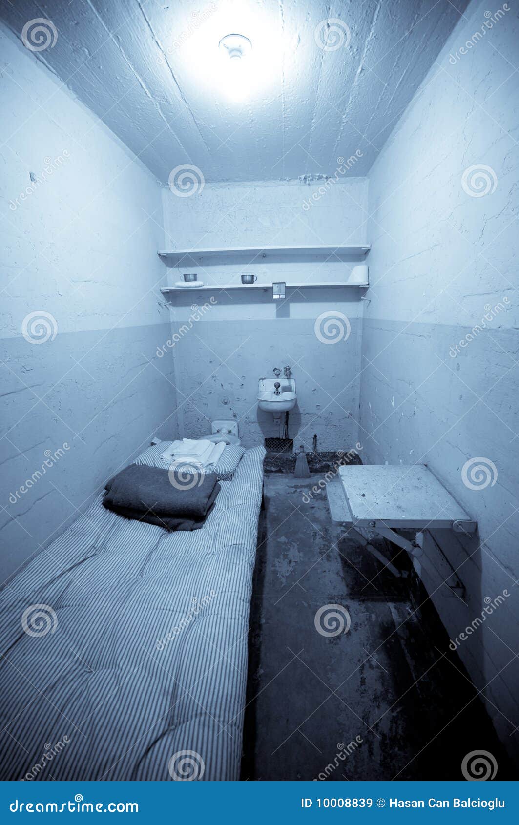 Prison Cell at Alcatraz Island Stock Image - Image of alcatraz ...