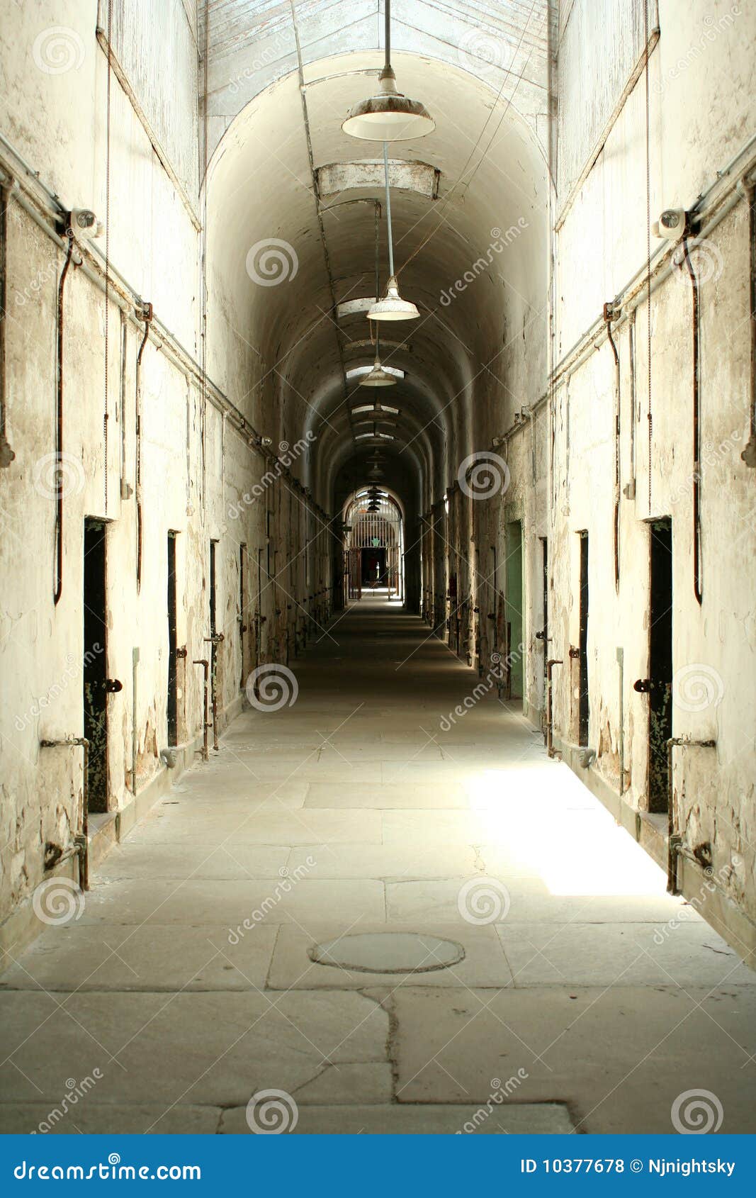Prison cell block stock photo. Image of history, institution - 10377678