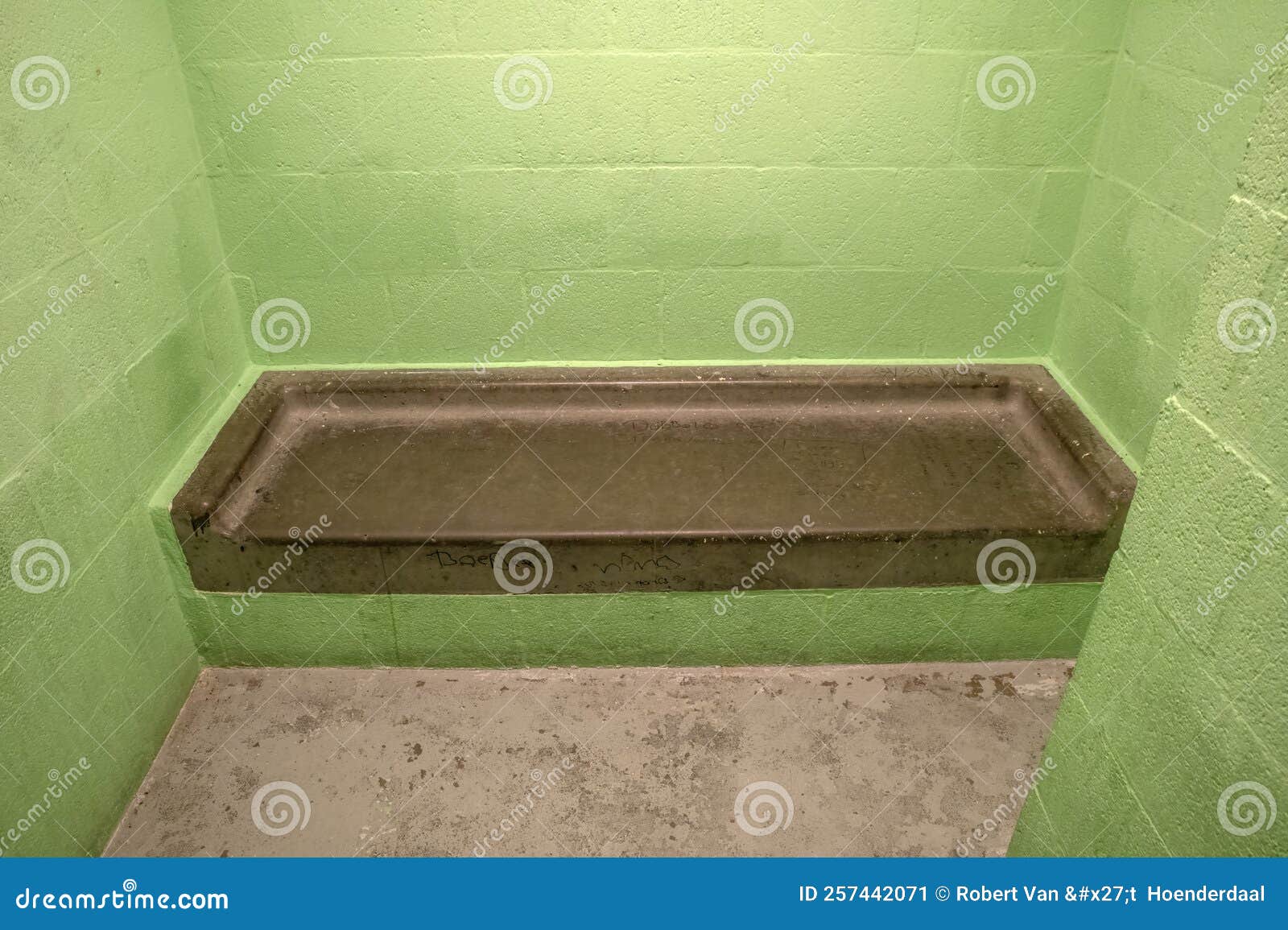 Prison Cell Inside the Former Justice Building at Amsterdam the ...