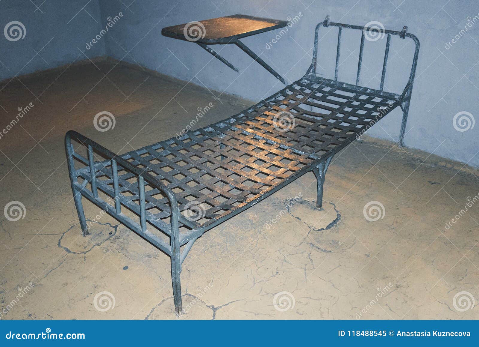 Prison cell stock image. Image of lattice, vintage, building - 118488545