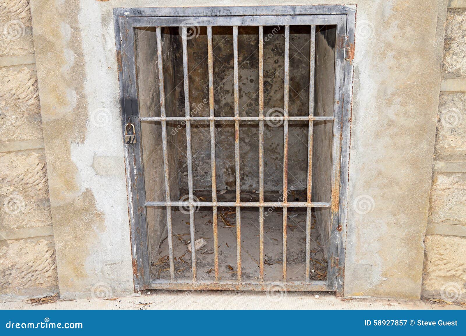 Vintage Antique Jail Door Old Steel Iron Prison Cell Architectural