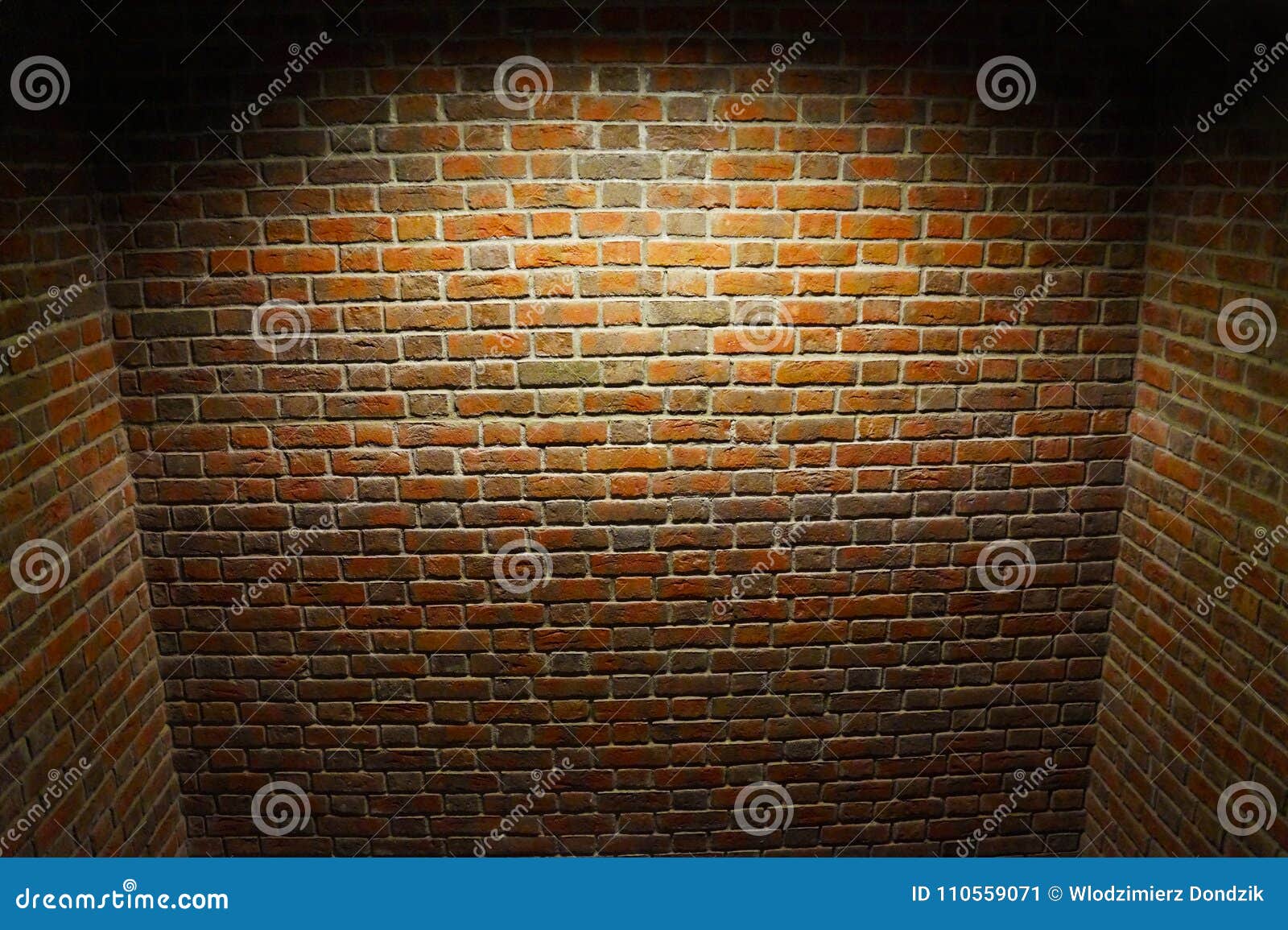 Prison Cell, Walls of Raw Bricks, Dark and Cold Stock Image - Image of ...