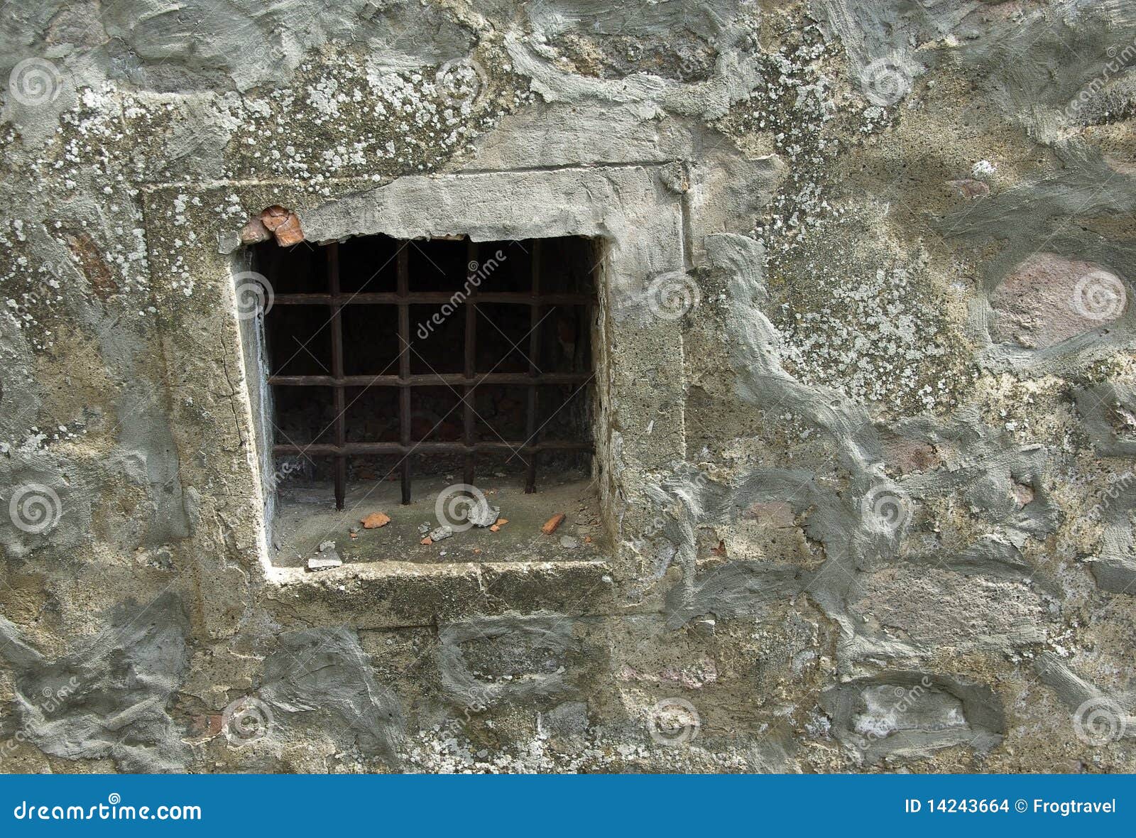 Prison cell window stock photo. Image of delinquent, cement - 14243664