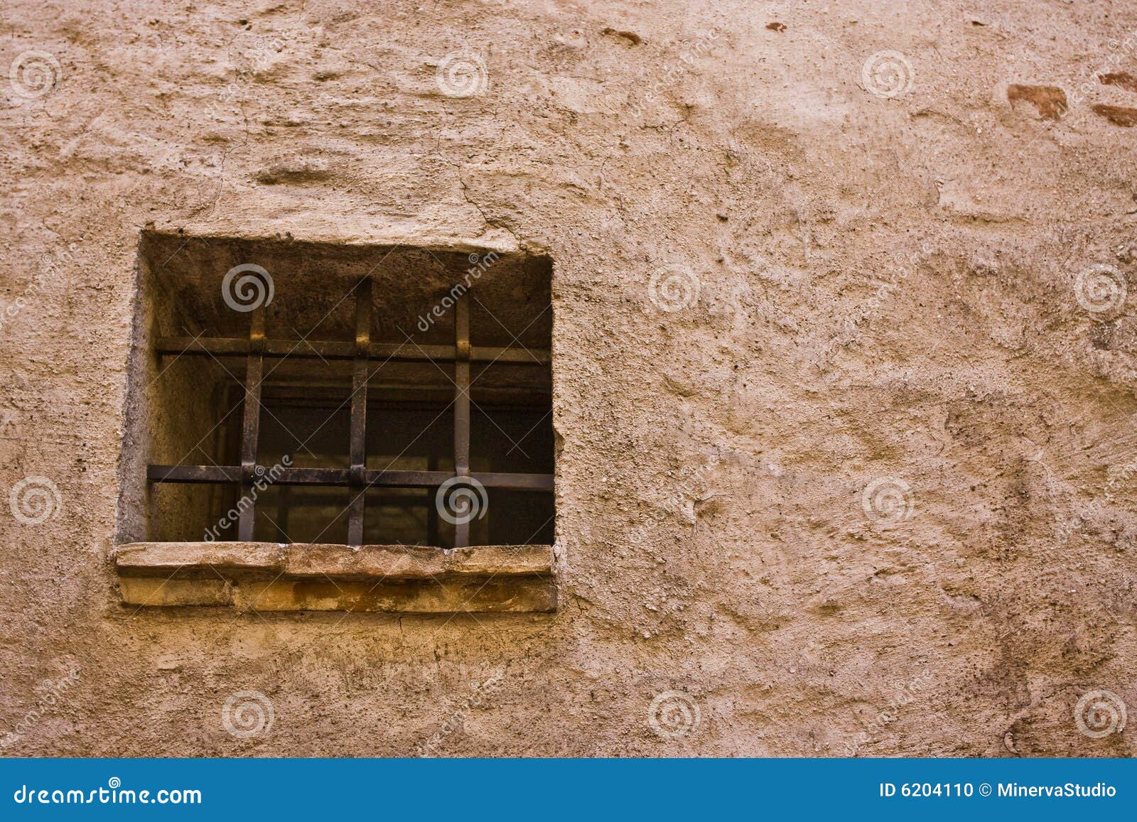 Prison cell window stock photo. Image of iron, safety - 6204110