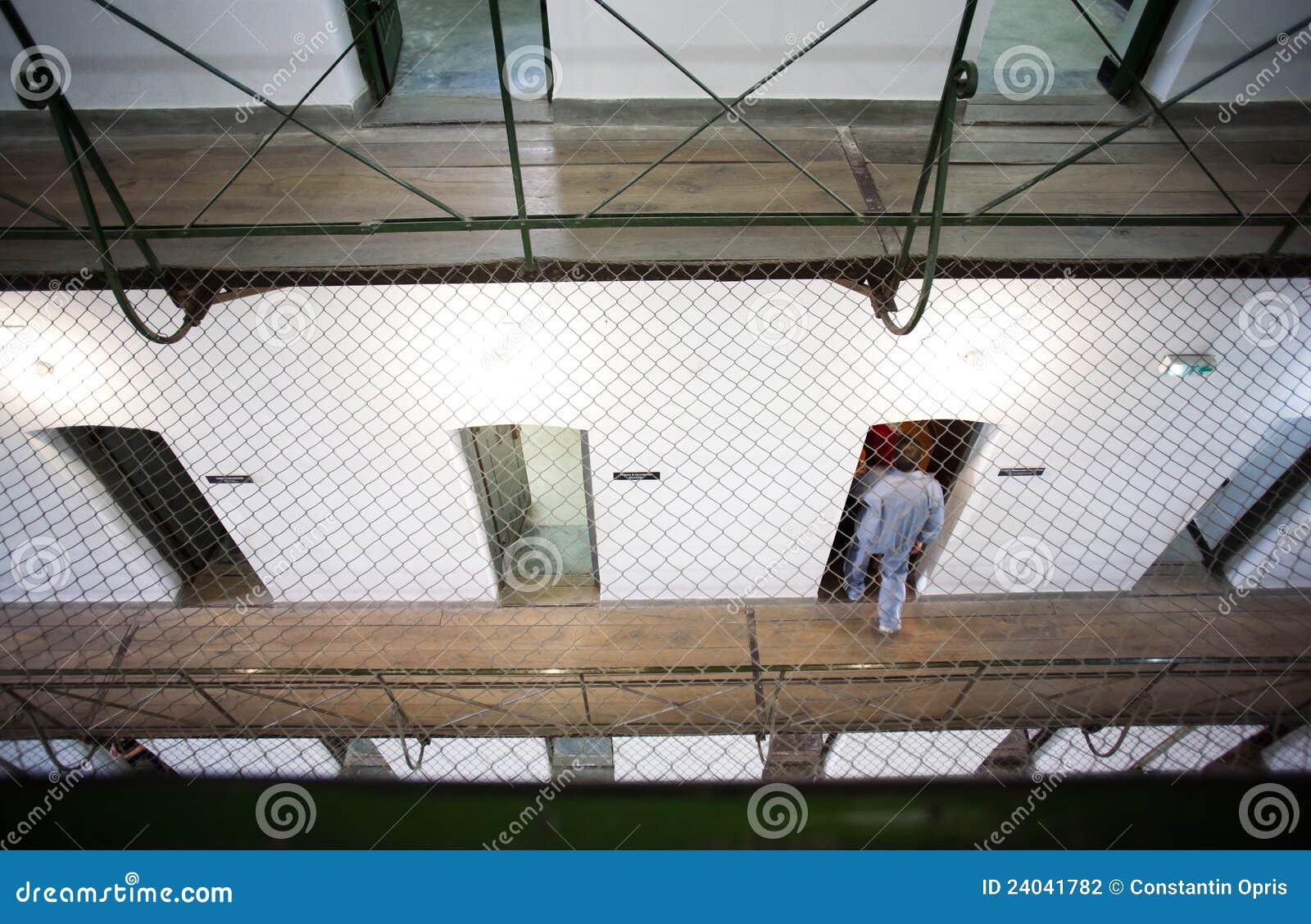 Prison cells editorial photography. Image of cross, gate - 24041782