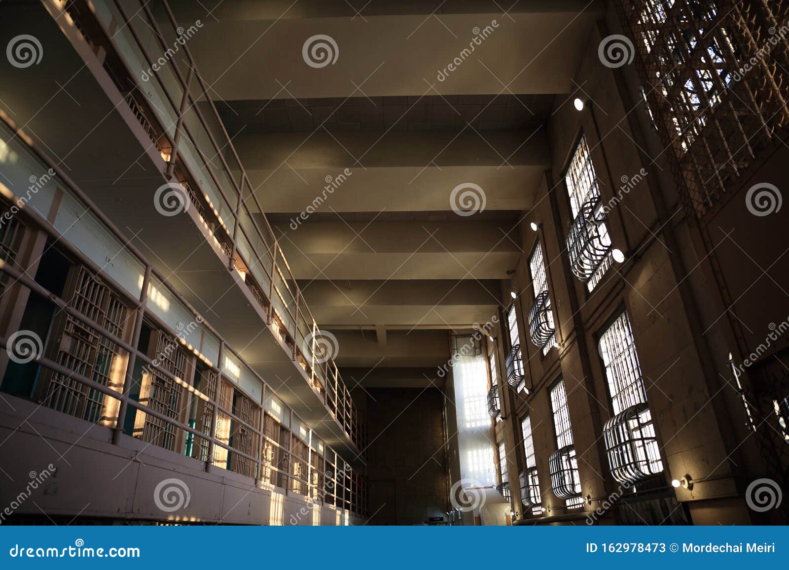 Prison Cells All Closed Jail Cell With Welded Iron Bars Royalty-Free ...