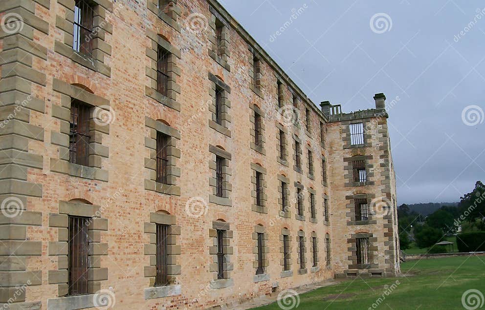 Prison de Port Arthur photo stock. Image du monument - 28756126
