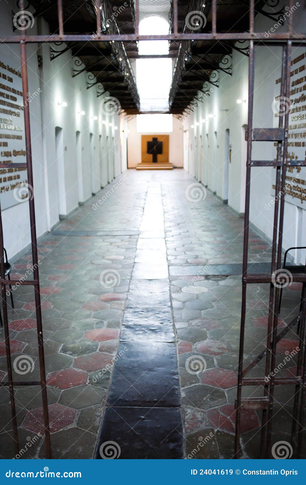 Prison Entrance and Corridor Editorial Stock Image - Image of memorial ...
