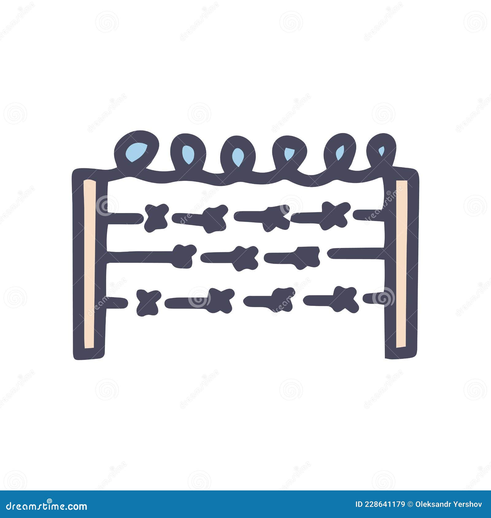 Prison Fence. Seamless Pattern Metal Fence Wire Military Wall Linkage ...
