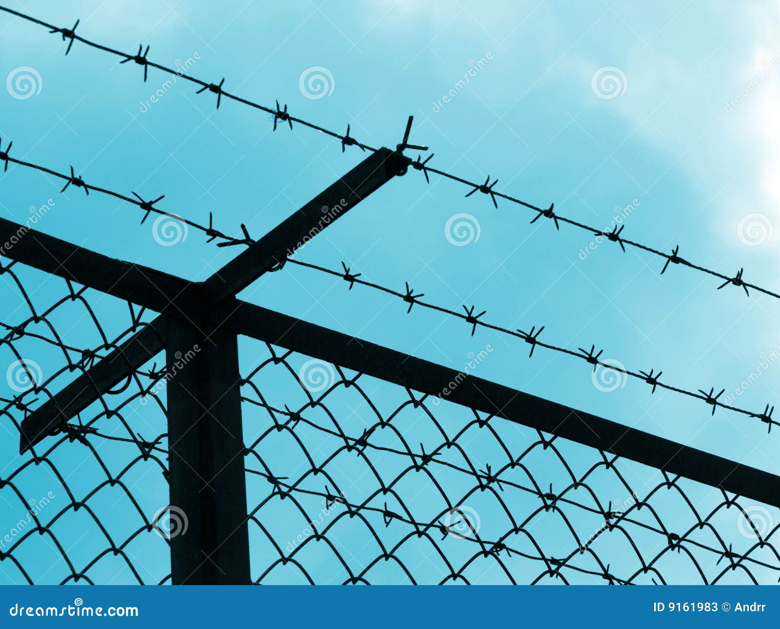 Prison Fence Royalty-Free Stock Photography | CartoonDealer.com #48782555