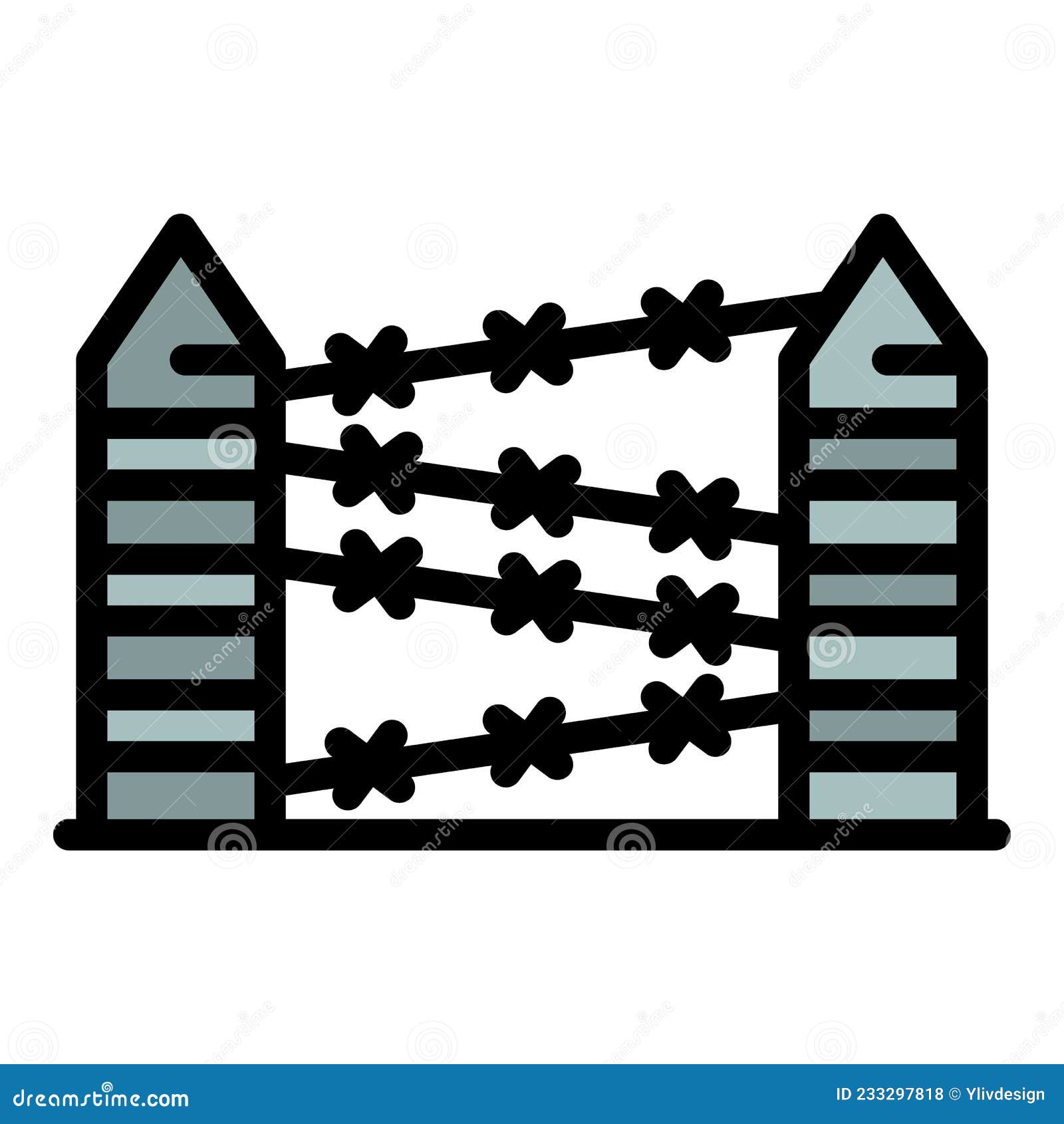 Prison Fence. Seamless Pattern Metal Fence Wire Military Wall Linkage ...