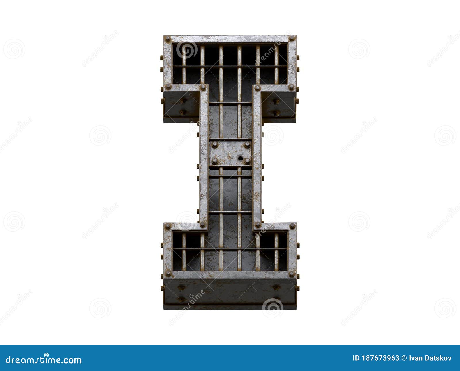 Prison font. stock illustration. Illustration of sign - 187673963