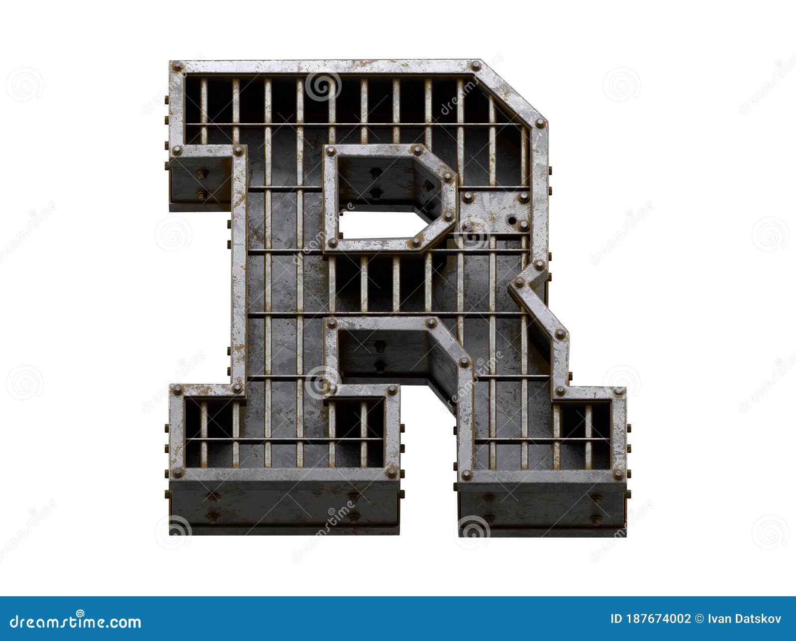 Prison font. stock illustration. Illustration of dark - 187674002