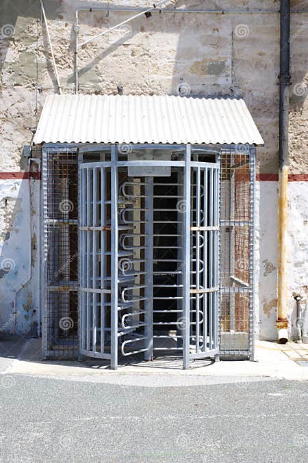 Prison gate stock image. Image of prison, bars, lock - 22125325
