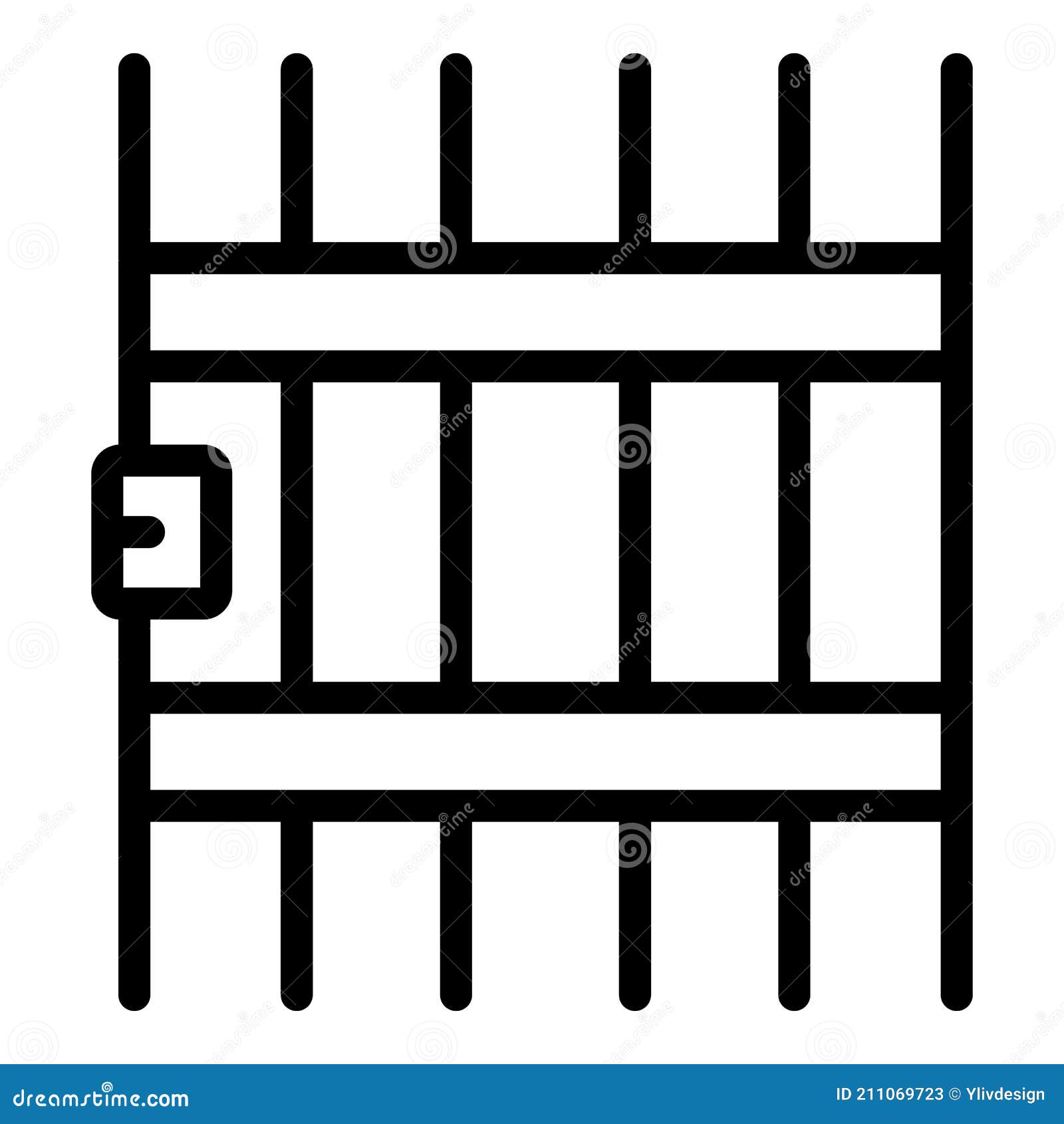 Prison Gate, Cell Entrance. Wardrobe And Door. Bunker And Secret Place ...