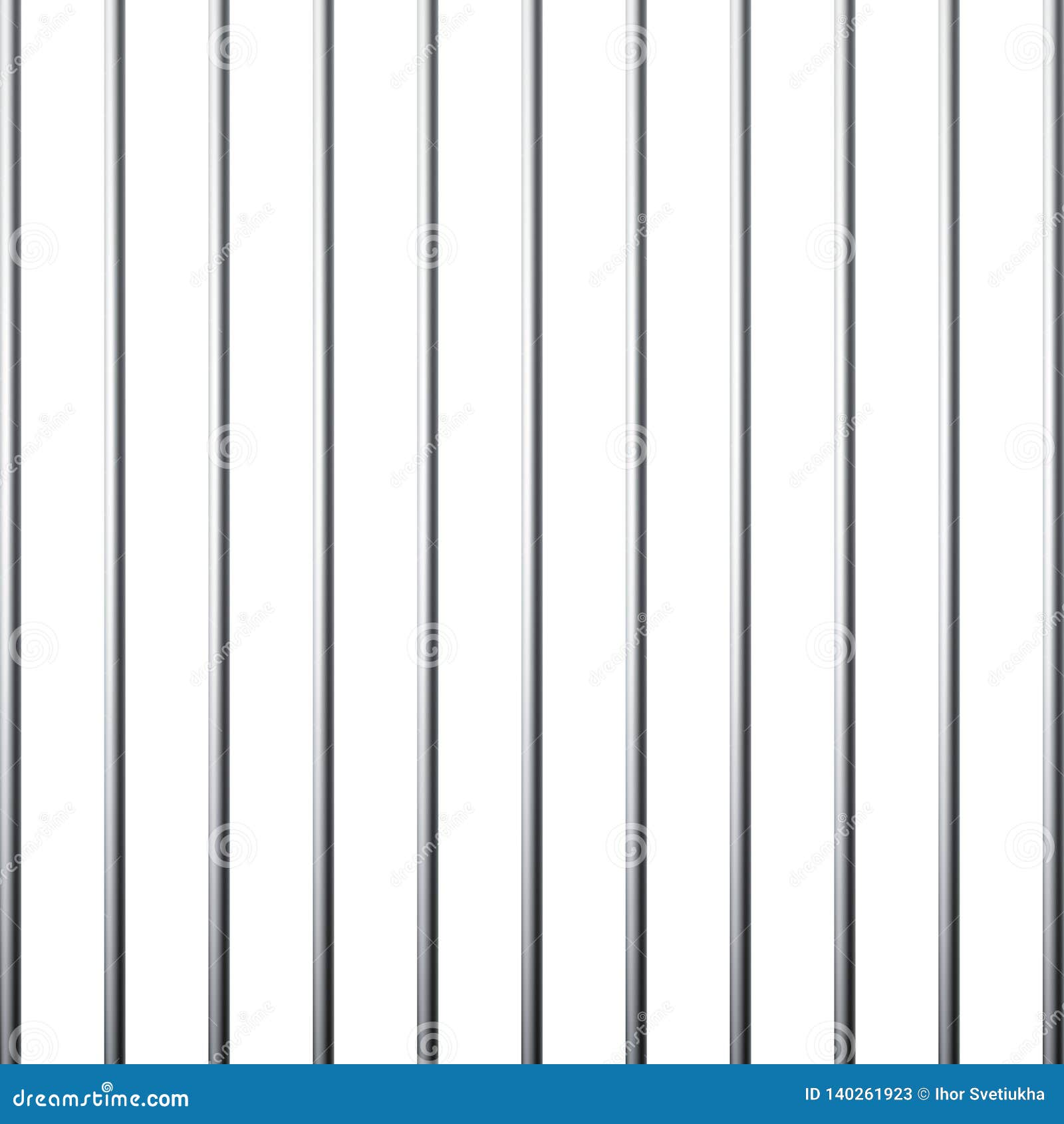 Prison Grid. Metallic Cage Isolated On Transparent Background. Vector ...