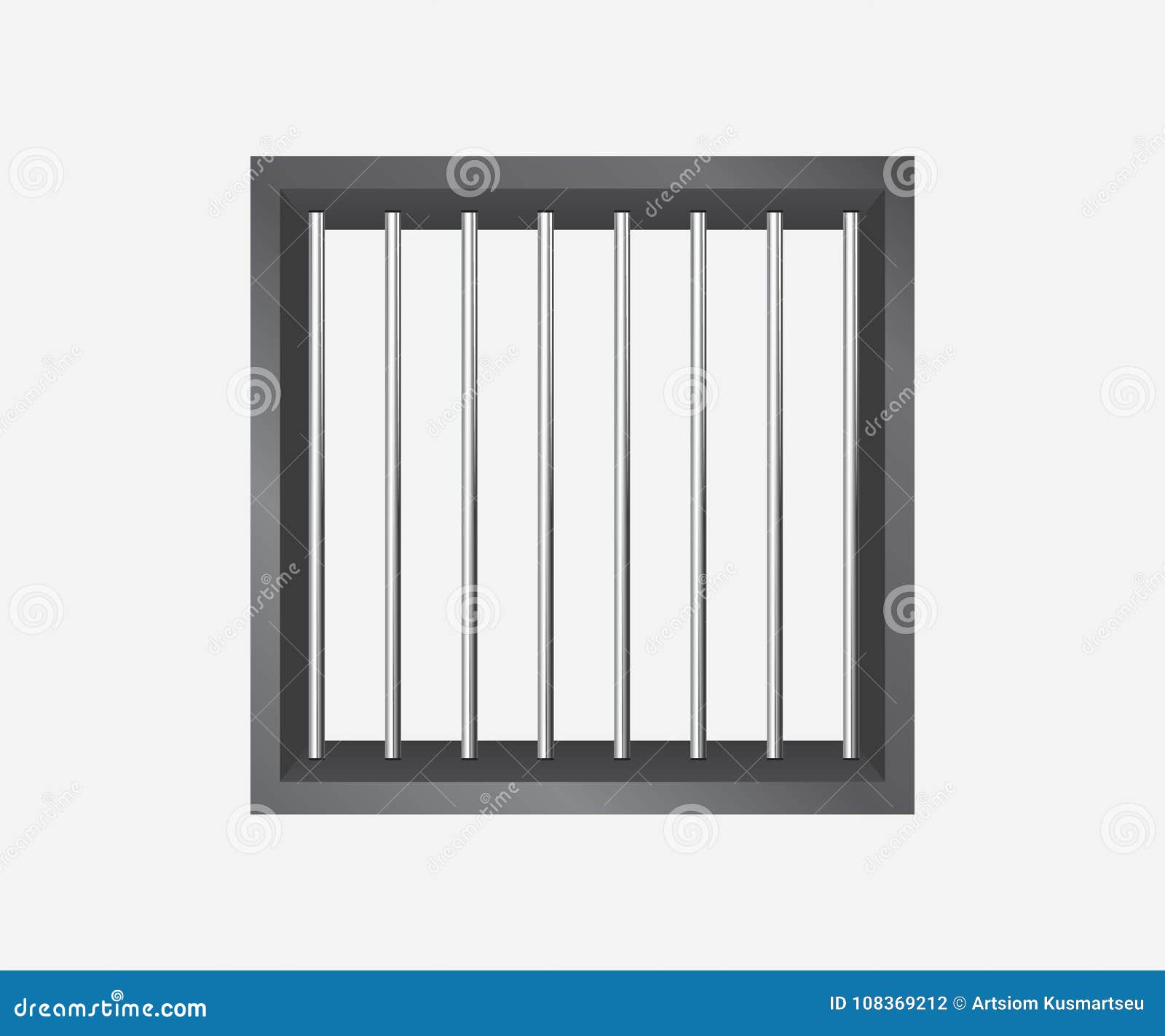 Prison grid vector stock vector. Illustration of iron - 108369212