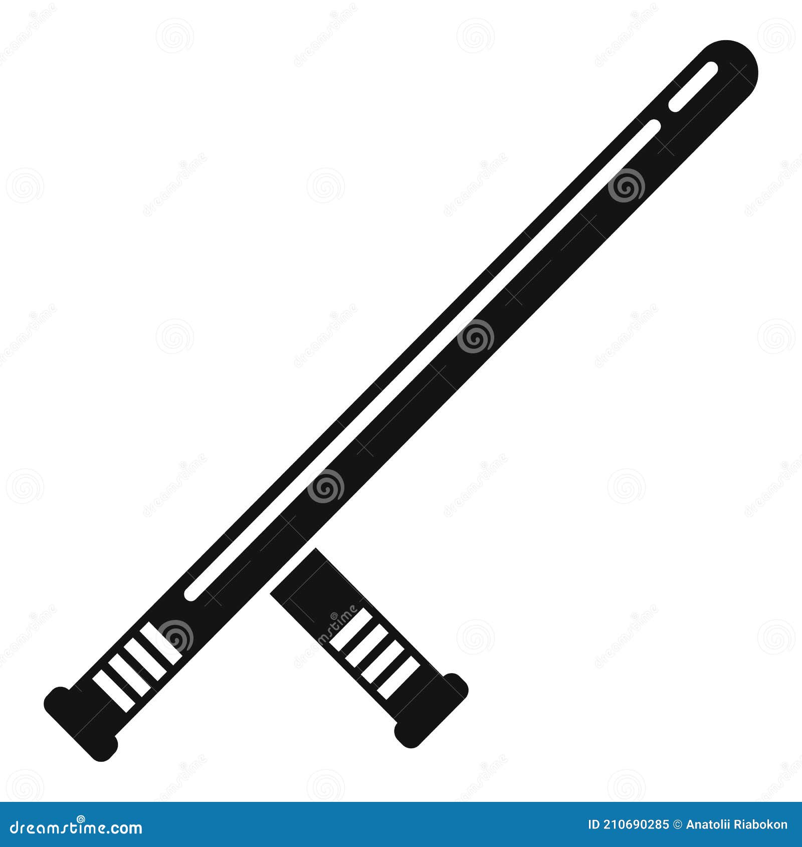 Prison Guard Baton Composition Royalty-Free Cartoon | CartoonDealer.com ...