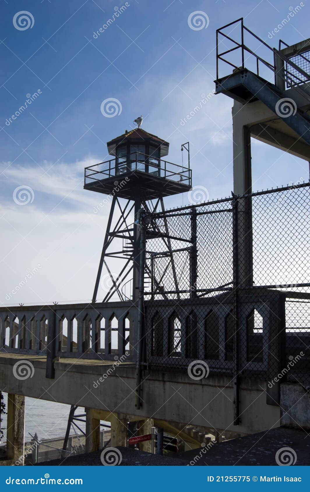Guard Tower On Alcatraz Island Editorial Image | CartoonDealer.com ...