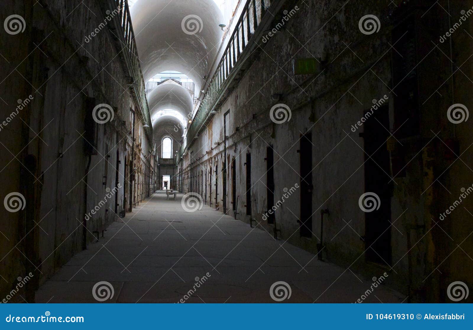 Prison stock photo. Image of prison, haunted, jail, dark - 104619310