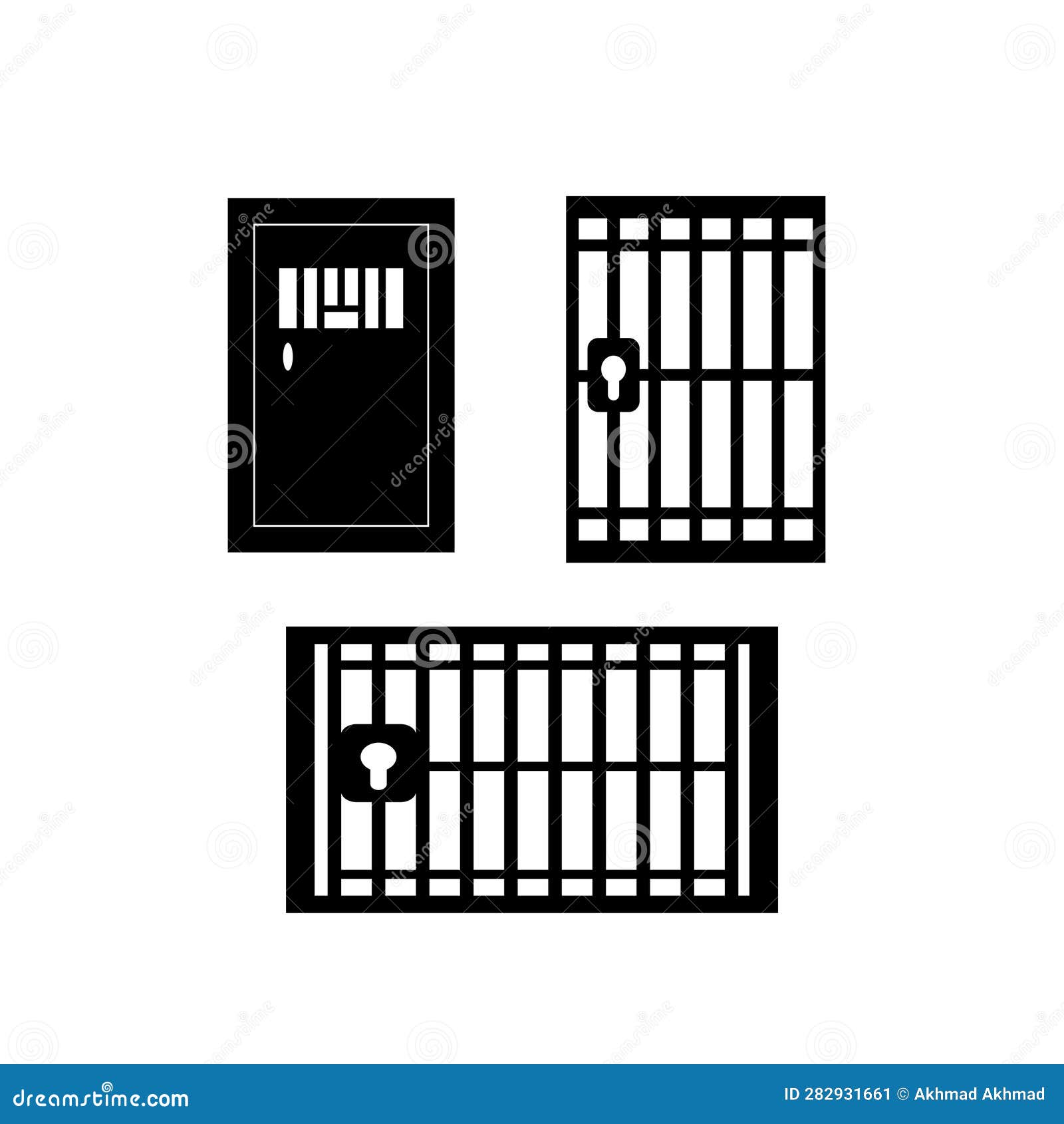 Prison icon stock vector. Illustration of concept, people - 282931661