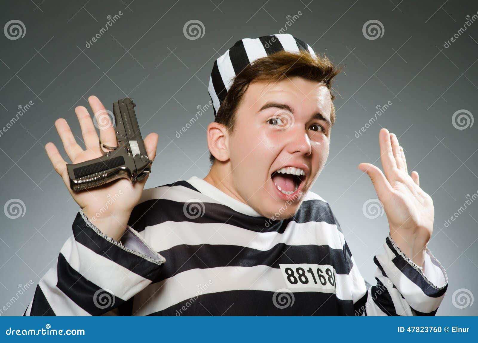 Prison inmate stock photo. Image of angry, humour, custody - 47823760