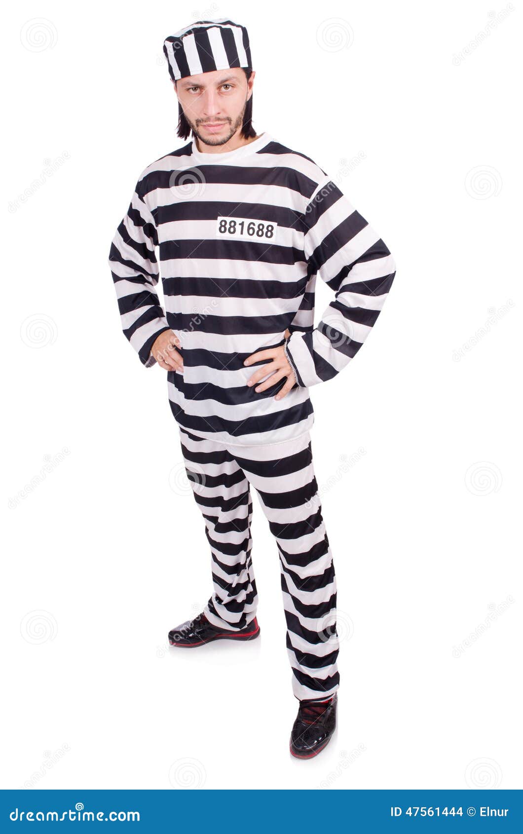 Prison inmate isolated stock photo. Image of detainee - 47561444