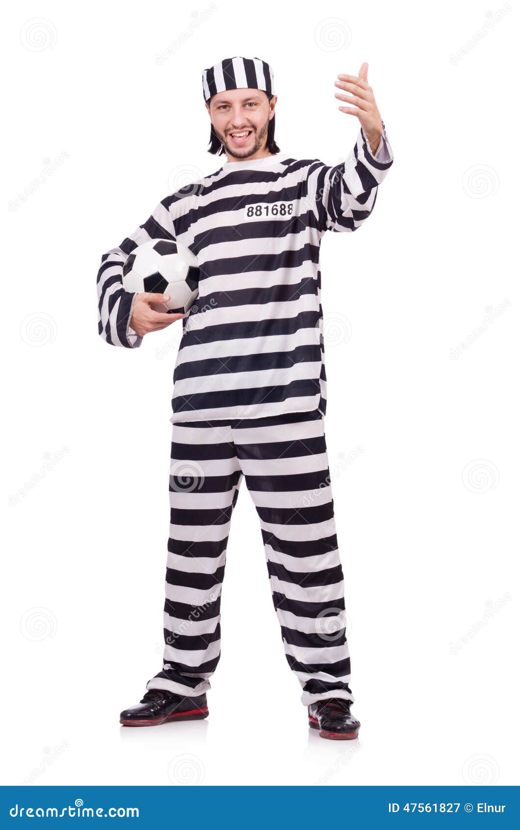 Prison inmate isolated stock image. Image of humor, fetter - 47561827