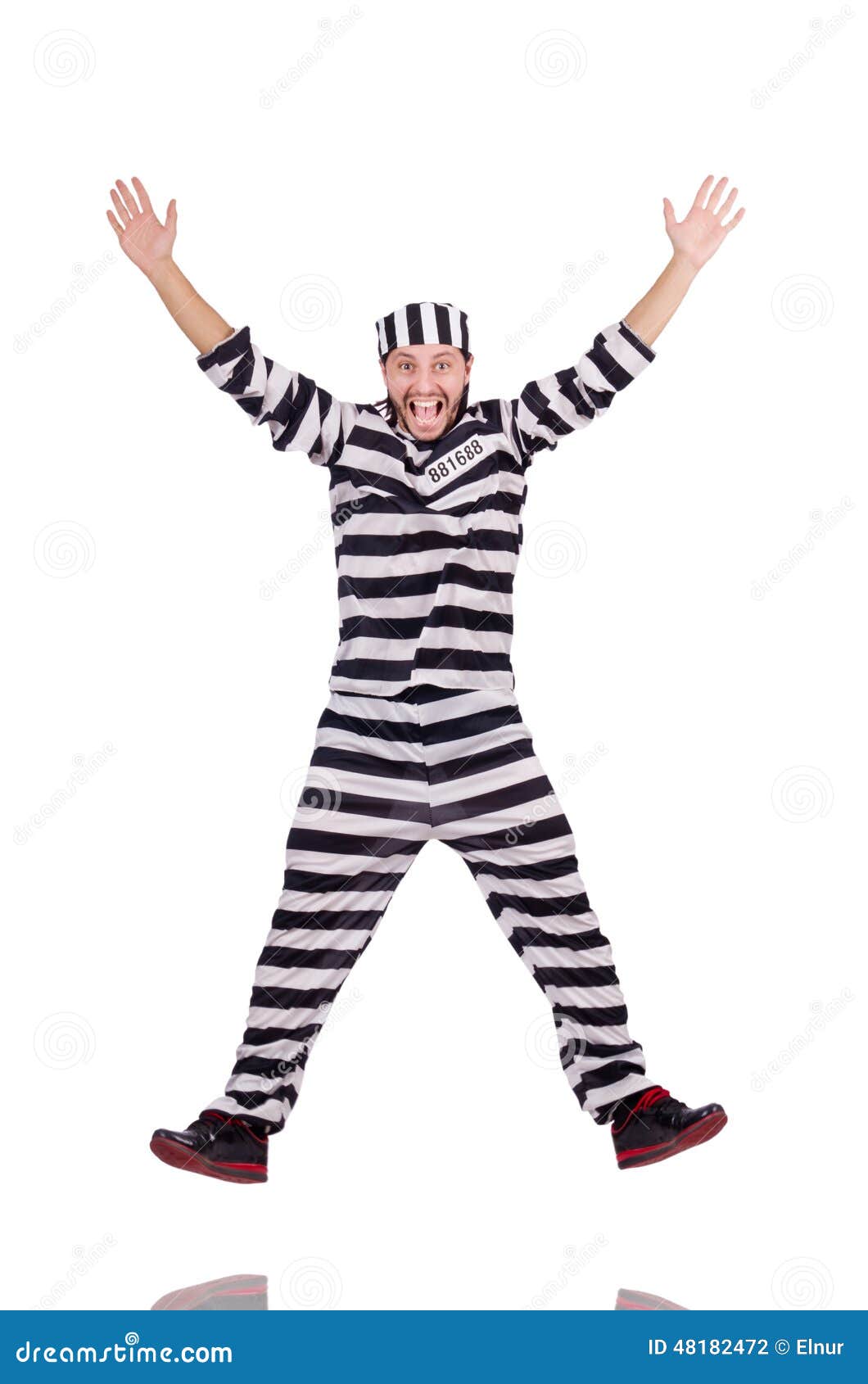 Prison inmate isolated stock photo. Image of escaping - 48182472
