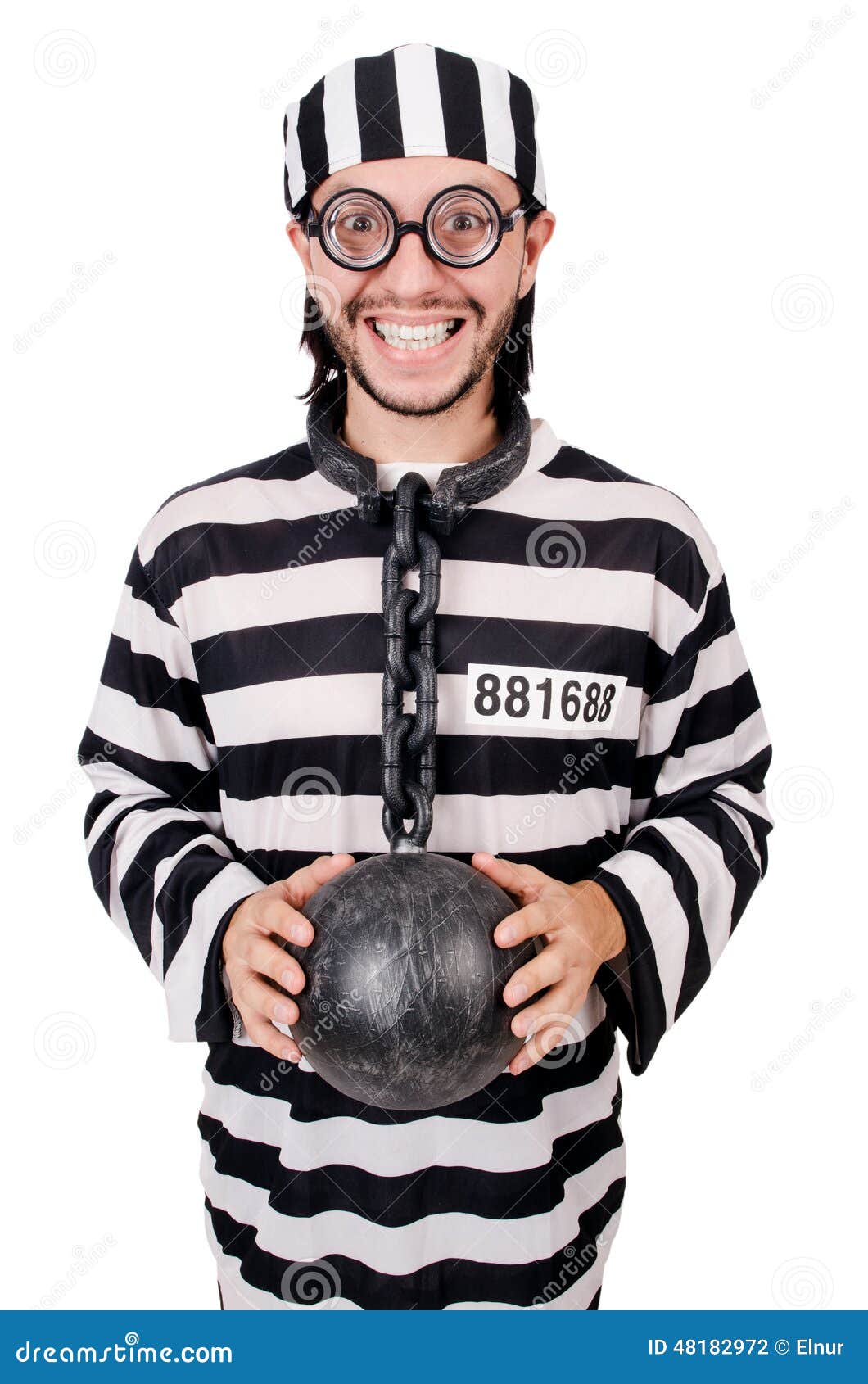 Prison inmate isolated stock photo. Image of fetter, cuffs - 48182972
