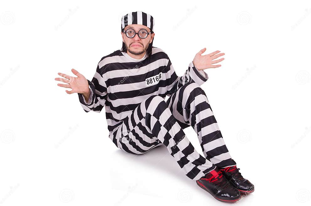 Prison inmate stock photo. Image of custody, fetter, glasses - 47818652