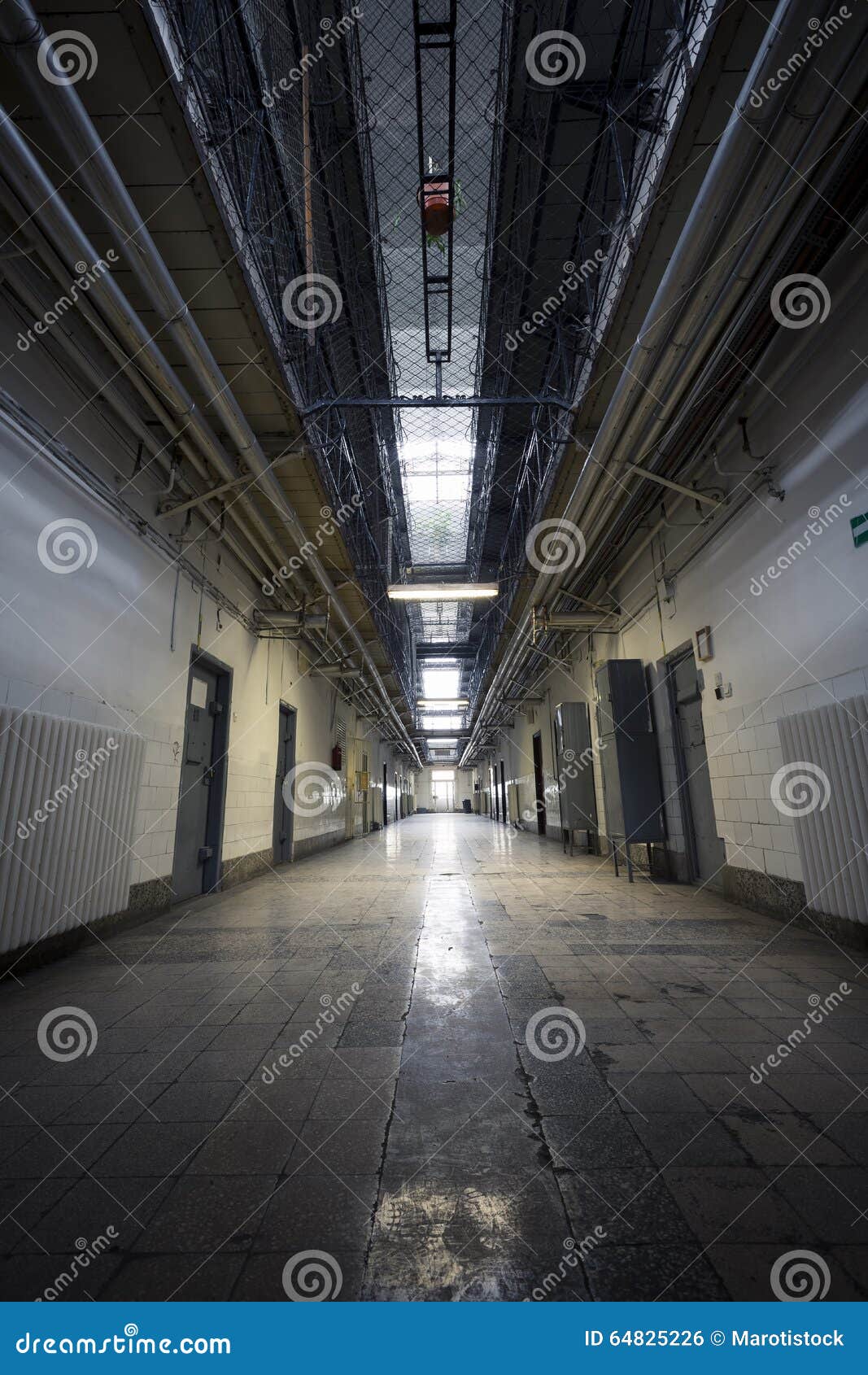 Prison inside stock photo. Image of judgment, depression - 64825226