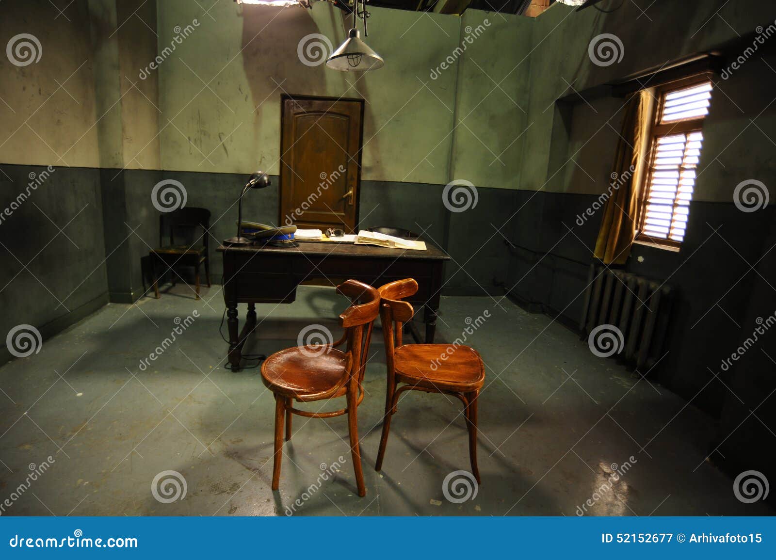 Interrogation Room In Stasi Prison, Berlin Stock Image | CartoonDealer.com #65378959