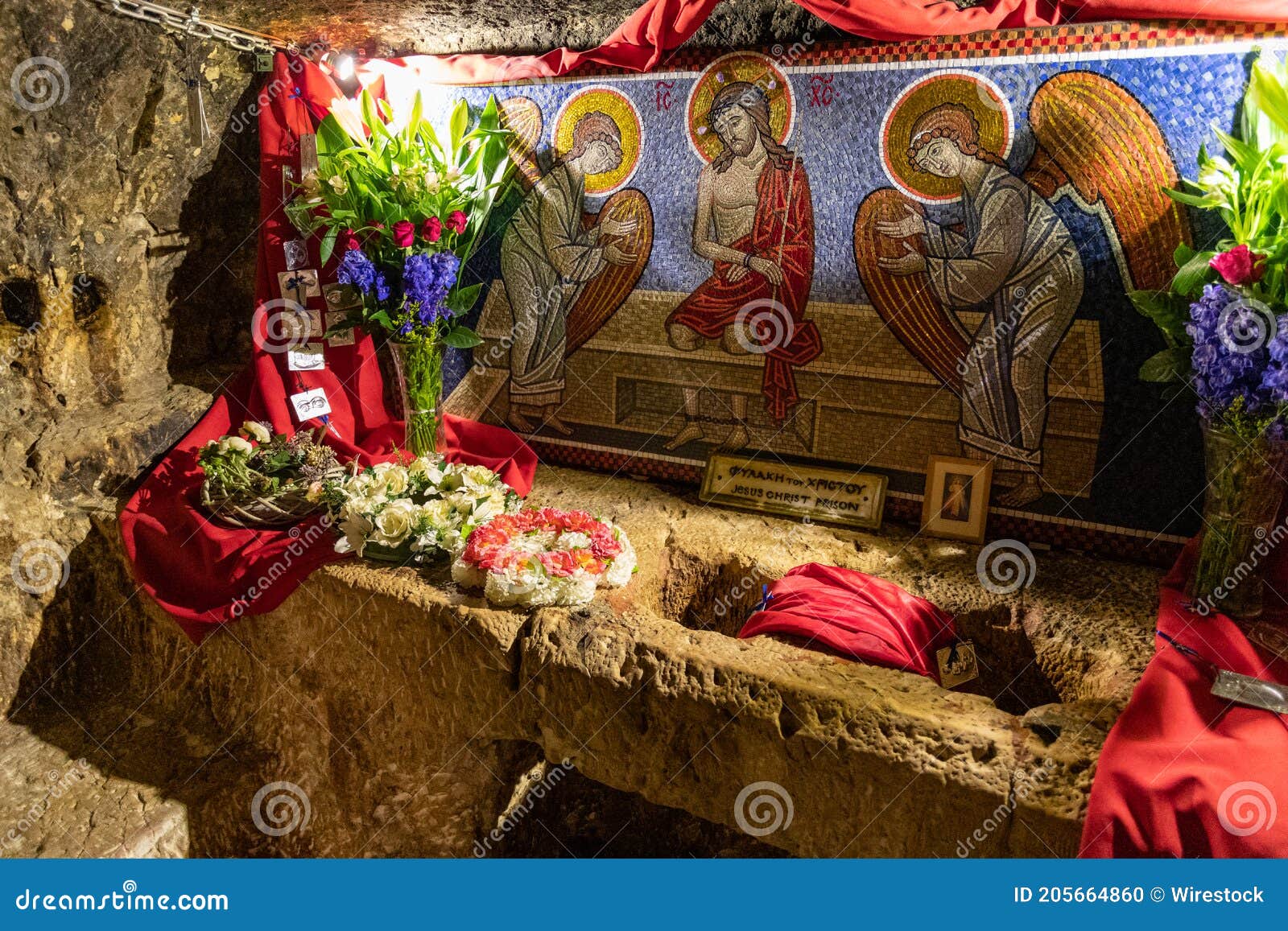 The Prison of Jesus Christ in Jerusalem in Jerusalem Editorial Image ...