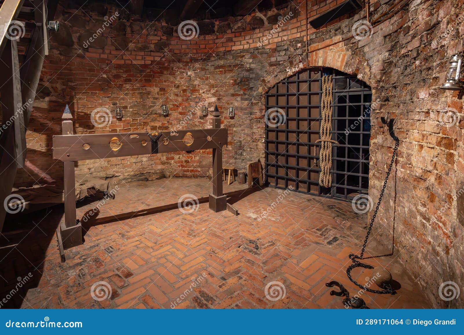 Prison at Kaunas Castle Interior - Kaunas, Lithuania Editorial Stock ...