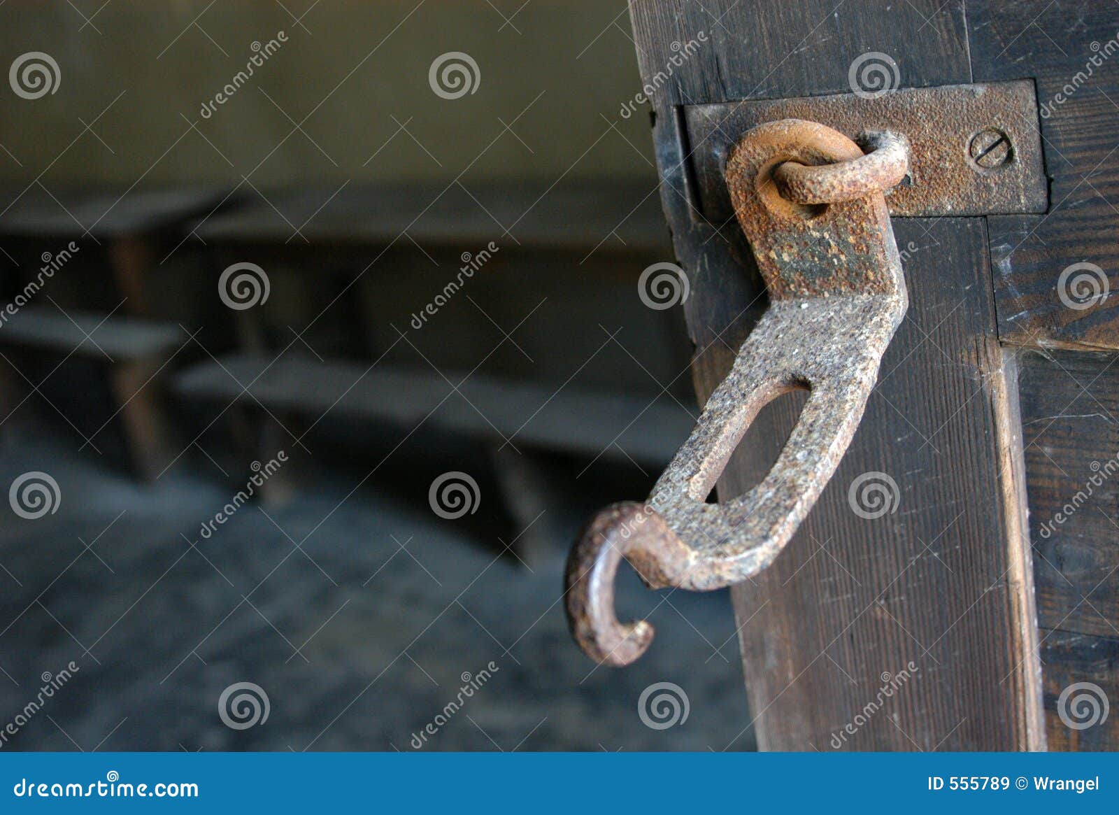 Prison Lock editorial stock image. Image of door, fascist - 555789