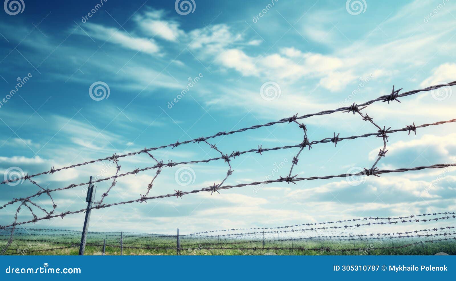 Prison Security Fences, Barriers, Wire Netting. Neural Network AI ...