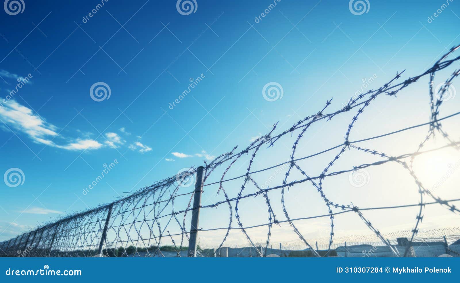 Prison Security Fences, Barriers, Wire Netting. Neural Network AI ...