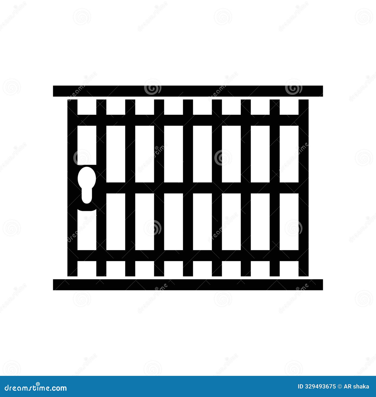 Prison or Prison Simple Icon,illustration Design Template Stock ...