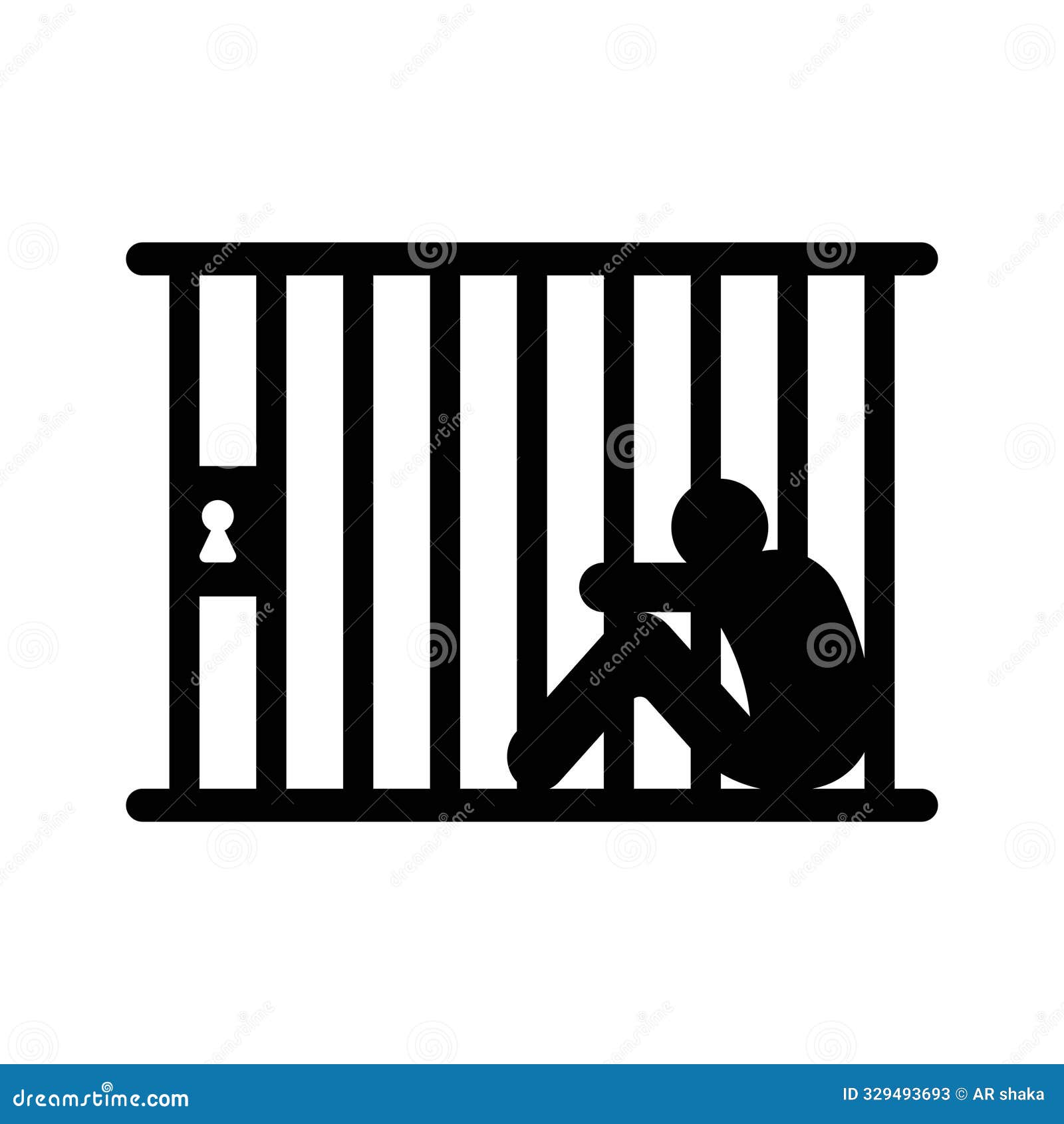 Prison or Prison Simple Icon,illustration Design Template Stock ...