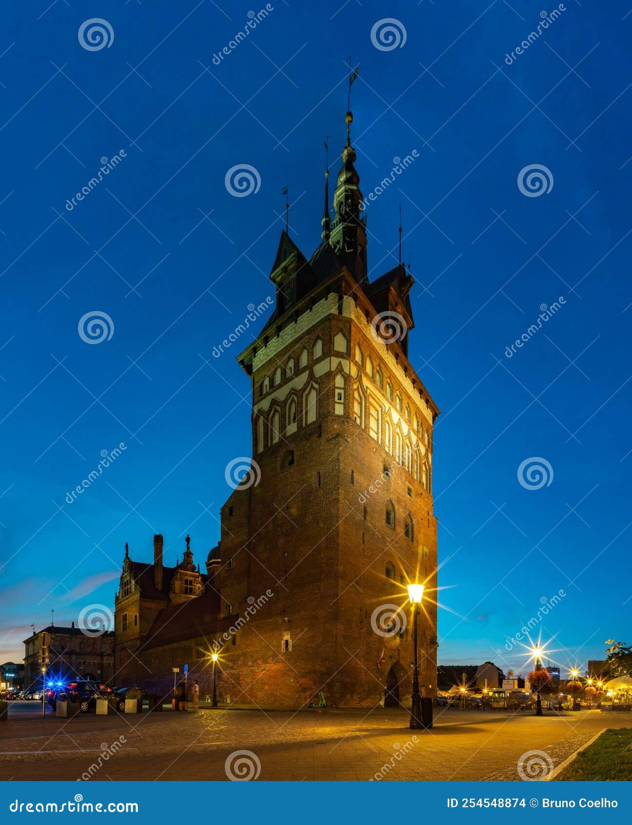 Prison Tower at Sunset editorial stock image. Image of sunset - 254548874