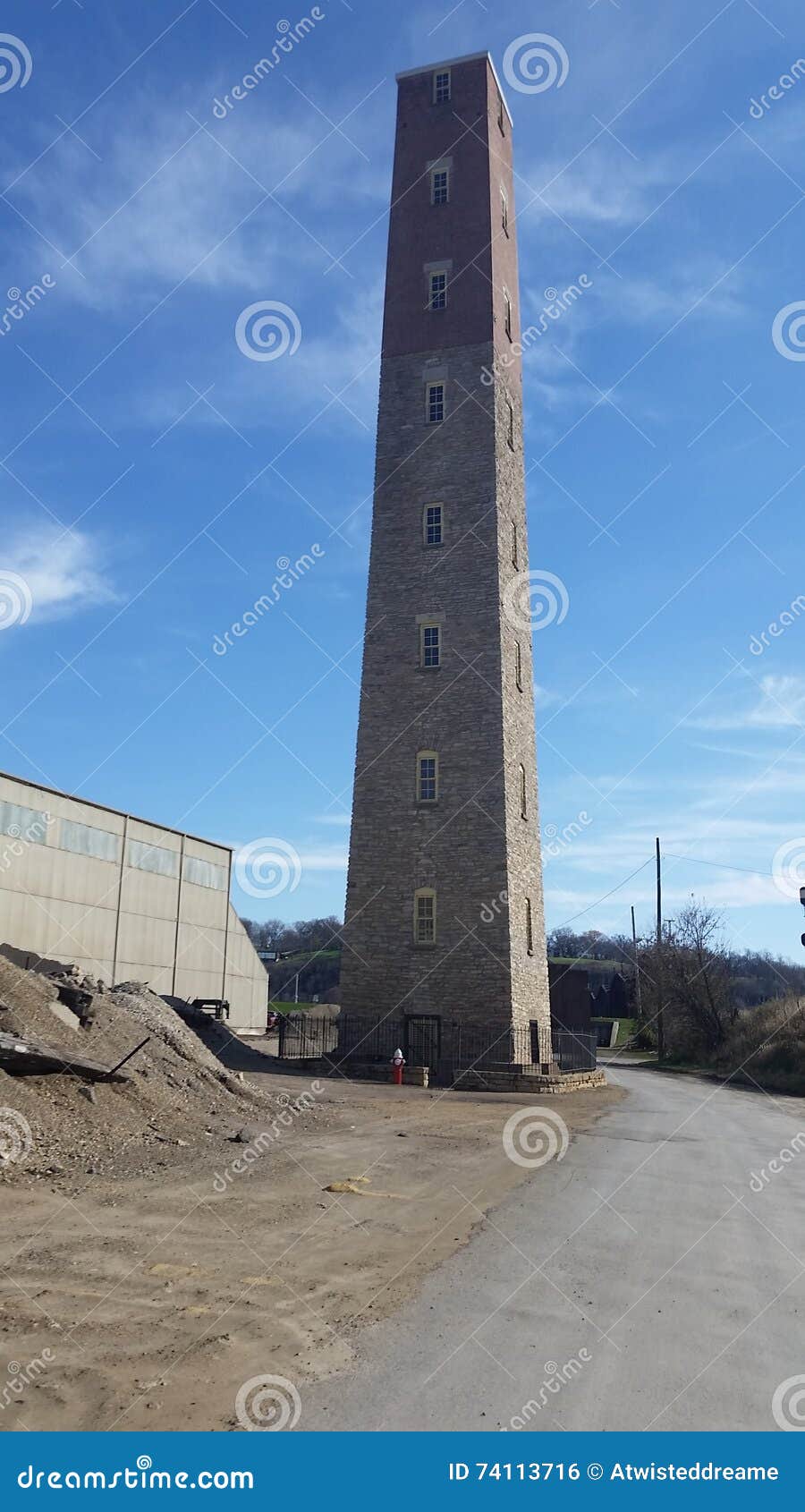 Prison Tower stock photo. Image of iowa, storage, prison - 74113716