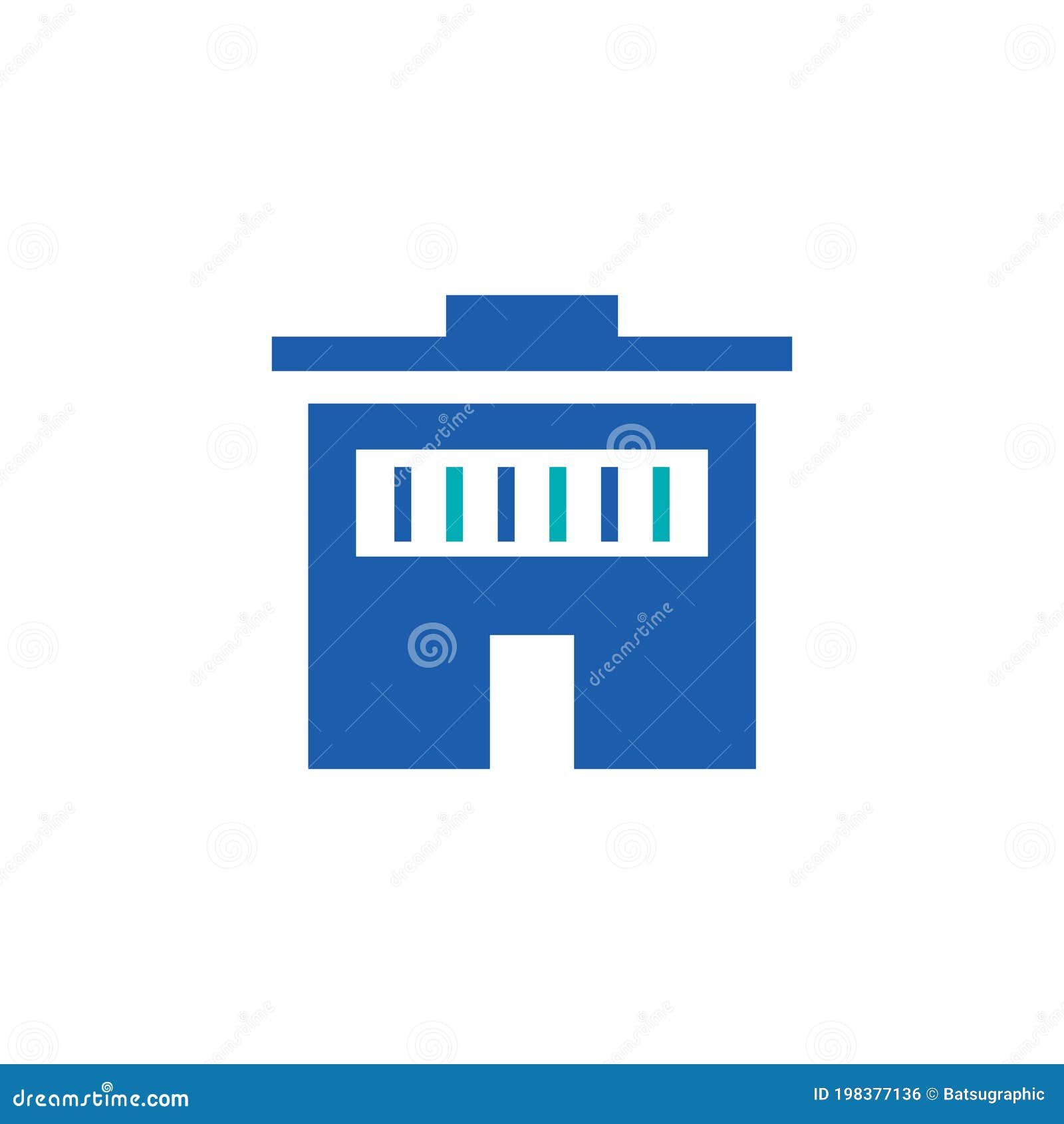 Prison Vector Logo Design Template Stock Vector - Illustration of ...