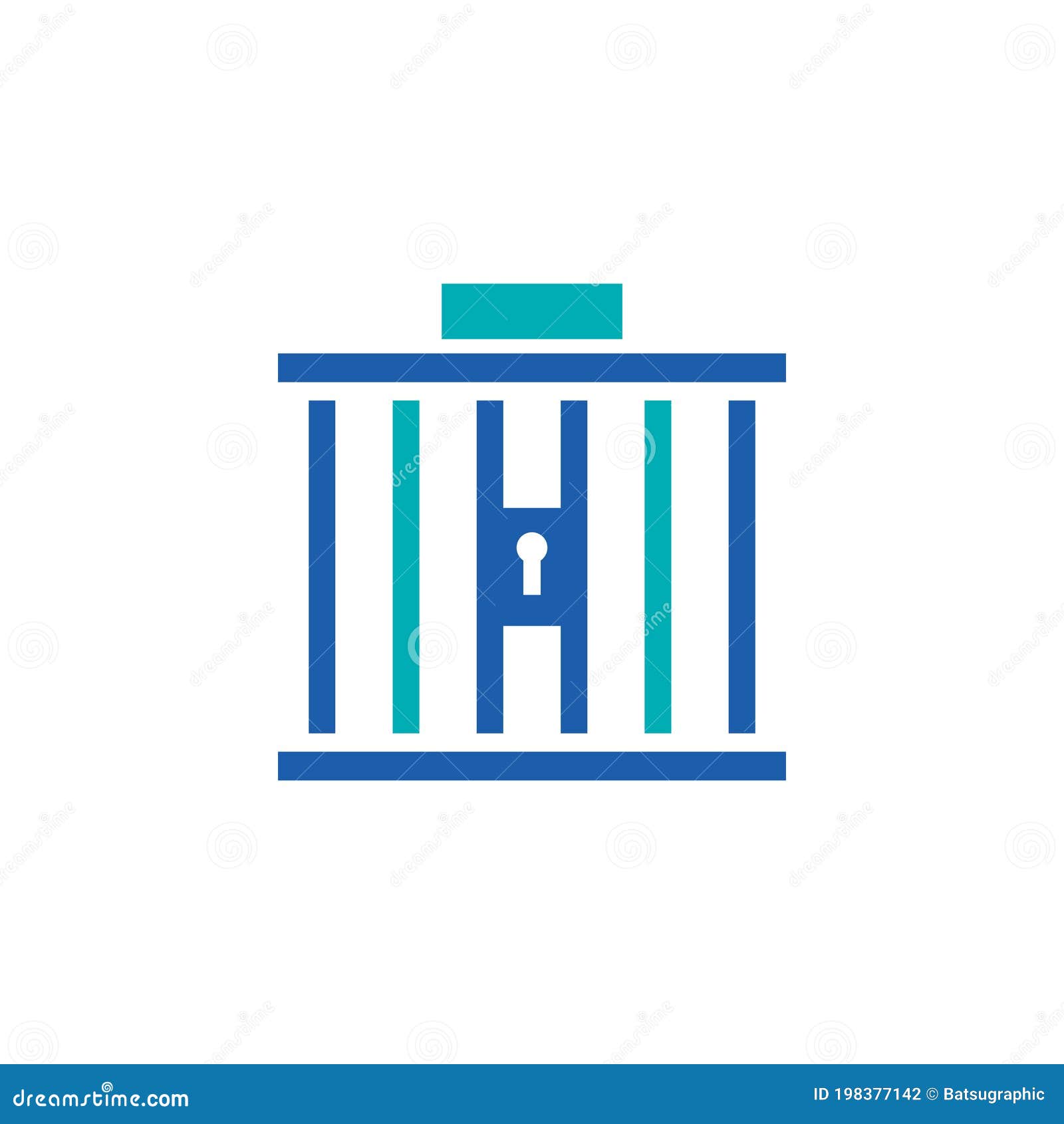 Prison Vector Logo Design Template Stock Vector - Illustration of ...